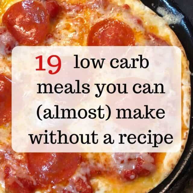 19 diabetes low carb meals you can (almost) make without a recipe ...