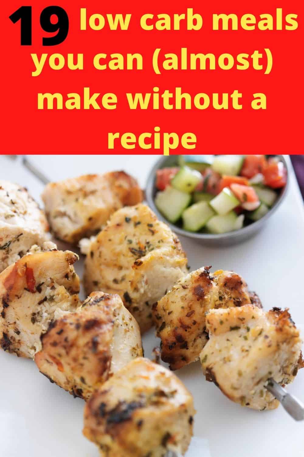 19 Diabetes Low Carb Meals You Can almost Make Without A Recipe