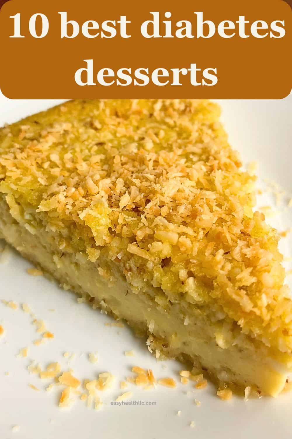 10 Best Diabetes Friendly Dessert Recipes - EasyHealth Living